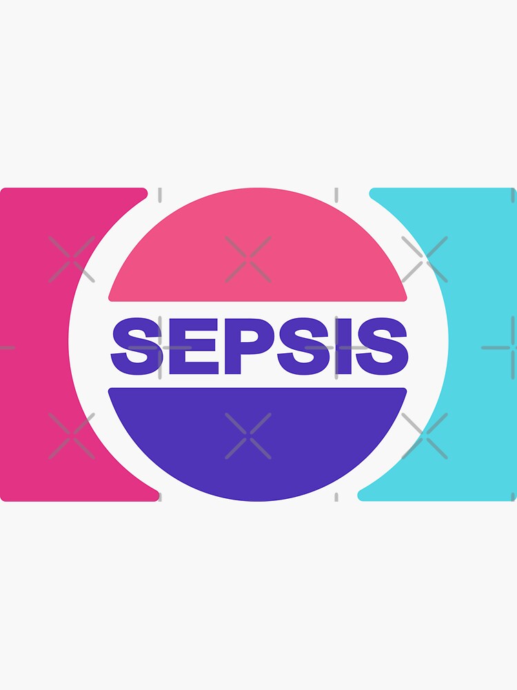 "sepsis" Sticker for Sale by Wildinn2021 | Redbubble