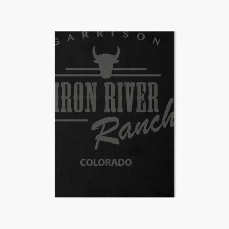 "Iron river ranch" Art Board Print for Sale by Davidiverette | Redbubble