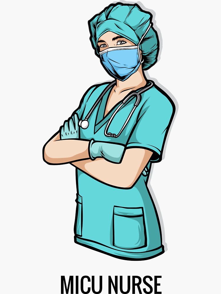 "MICU Nurse" Sticker for Sale by officialfanclub | Redbubble