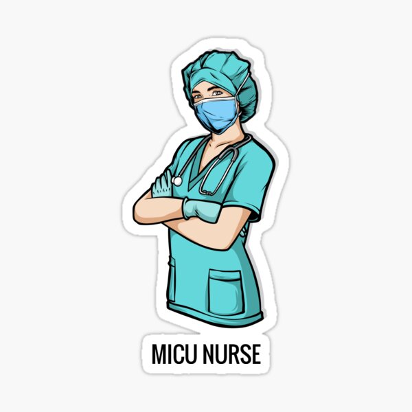"MICU Nurse" Sticker for Sale by officialfanclub | Redbubble