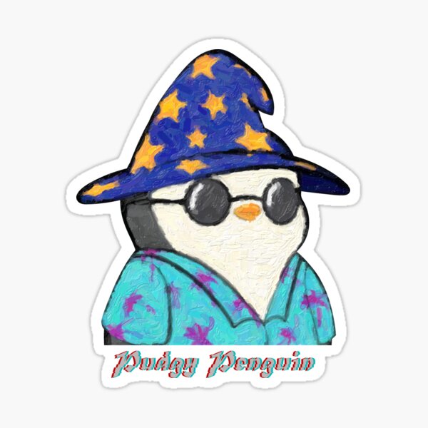 "Pudgy Penguin artwork" Sticker for Sale by ExquisiteArts | Redbubble