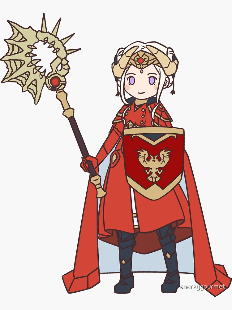 "Edelgard" Sticker for Sale by snarkygourmet | Redbubble