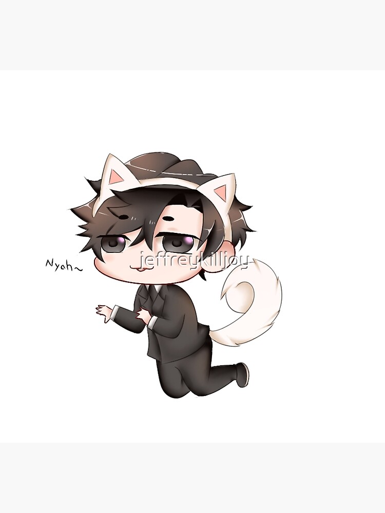 "Jumin Han Cat Ears" Poster for Sale by jeffreykilljoy | Redbubble