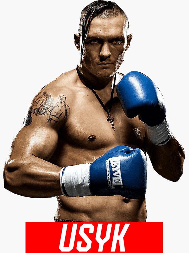 "usyk boxing" Sticker for Sale by arunabandiani | Redbubble