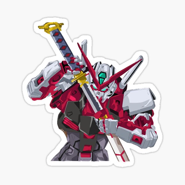 "Gundam Astray Red Frame " Sticker for Sale by KyonnaMakle | Redbubble