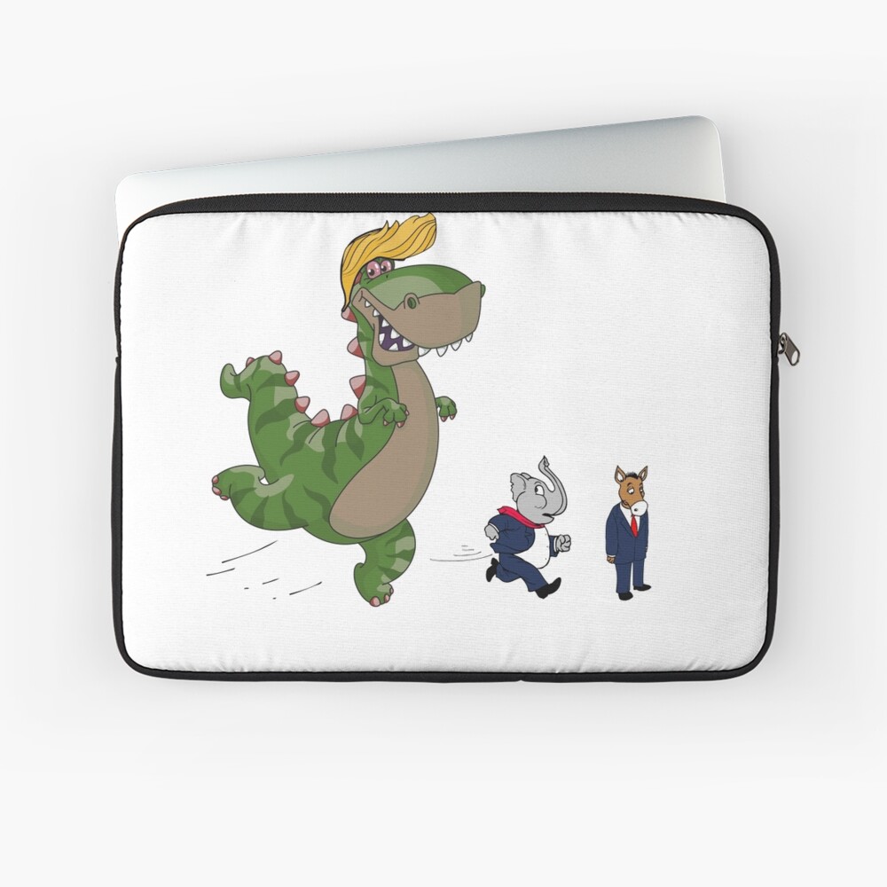 "Trumpasaurus Rex" Laptop Sleeve for Sale by popdesigner | Redbubble