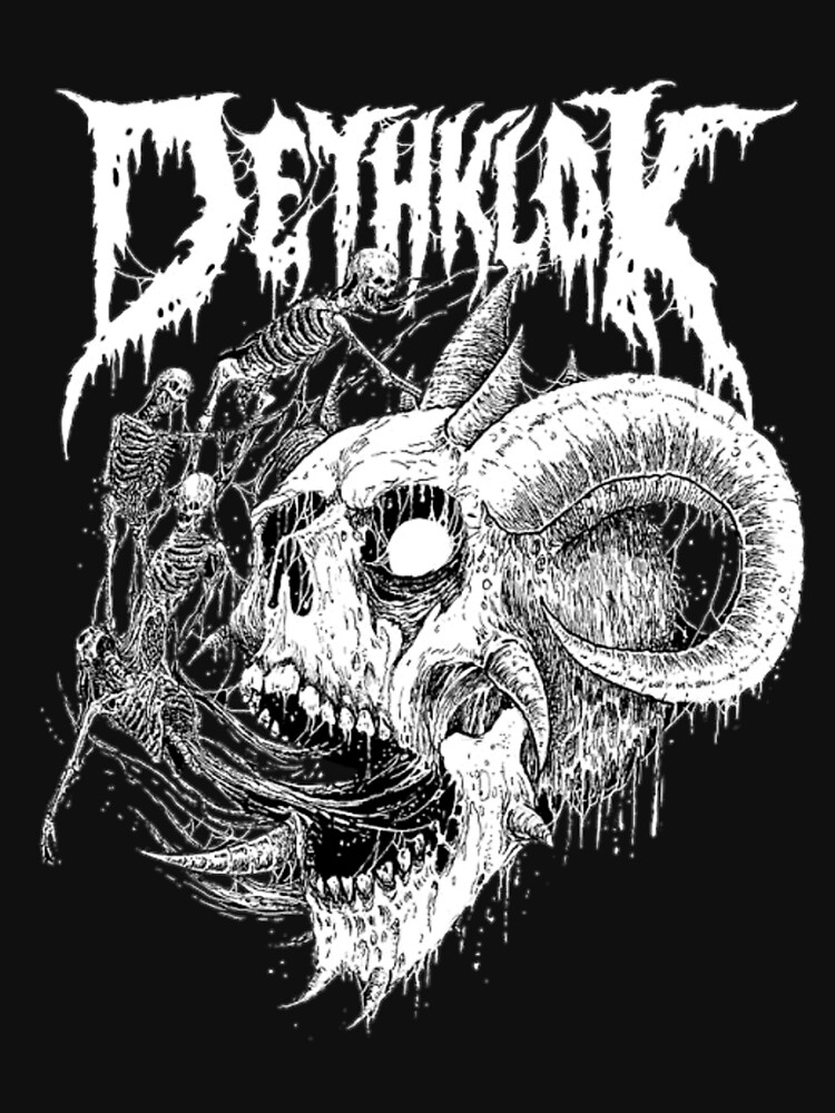 "best skull logo rock band dethklok mestikoemelu" T-shirt for Sale by ...