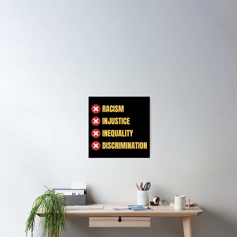 "Stop Racism - Stop Injustice - Stop Inequality - Stop Discrimination ...