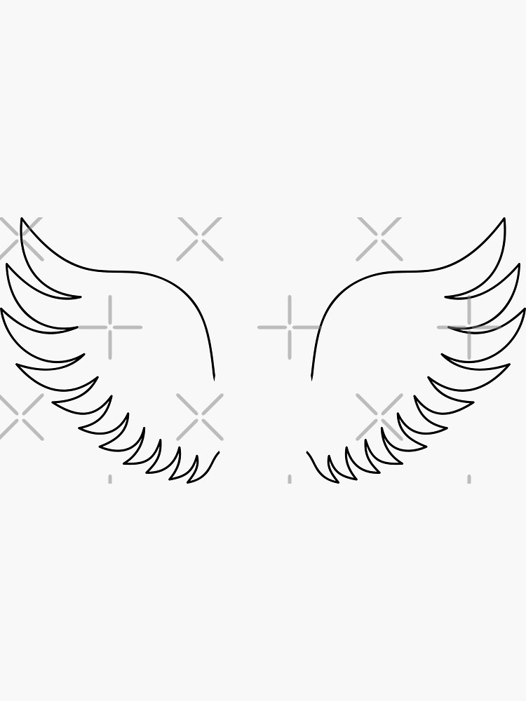 "Wings- Success, Aspiration, Purity, Freedom..." Sticker by ENIGMAT ...