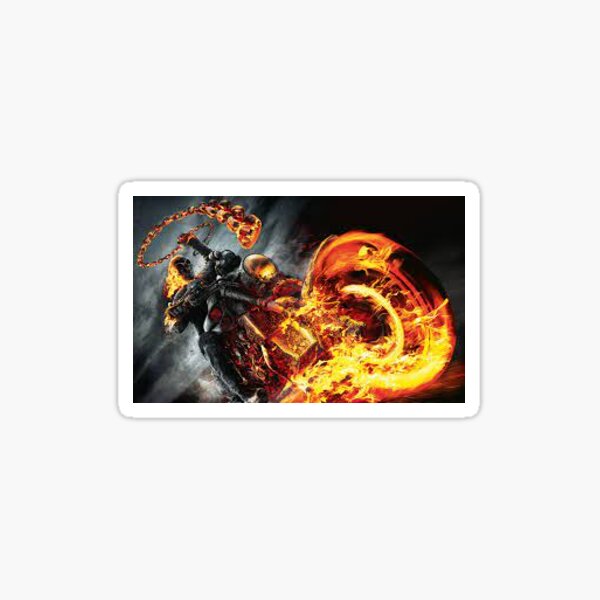 "GHOST RIDER" Sticker for Sale by king8000 | Redbubble