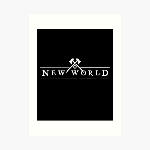 "New World Logo" Art Print for Sale by urban-design | Redbubble