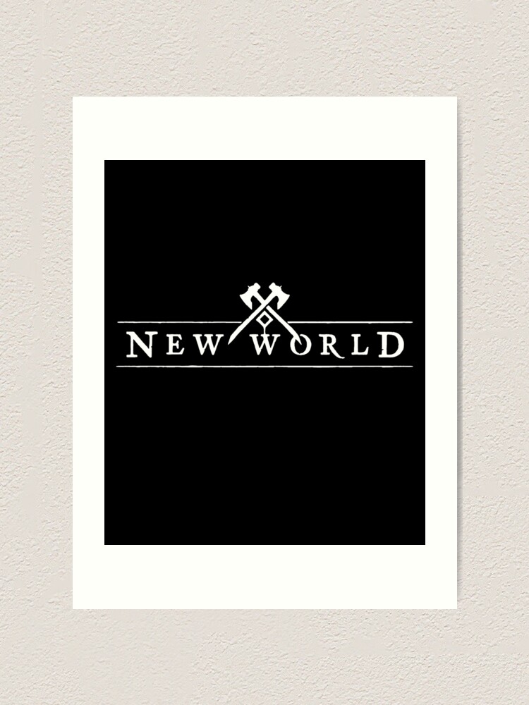 "New World Logo" Art Print for Sale by urban-design | Redbubble