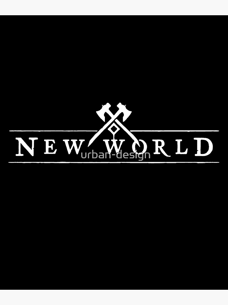"New World Logo" Art Print for Sale by urban-design | Redbubble