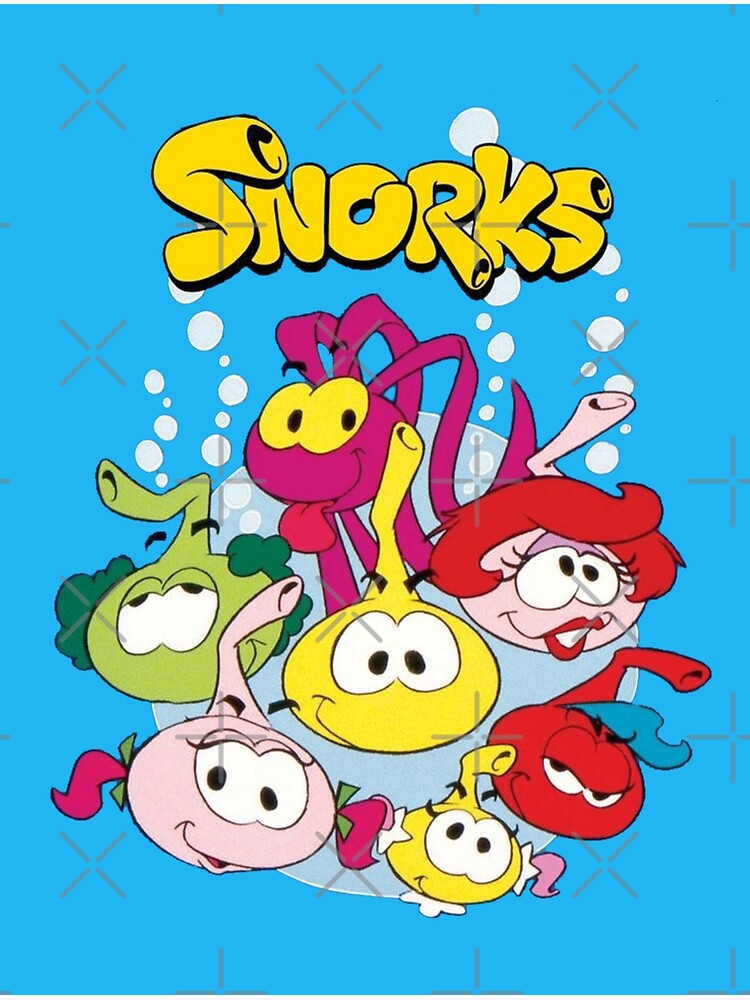 "Snorks 80s Cartoon Characters" Art Print for Sale by Design-world11 ...