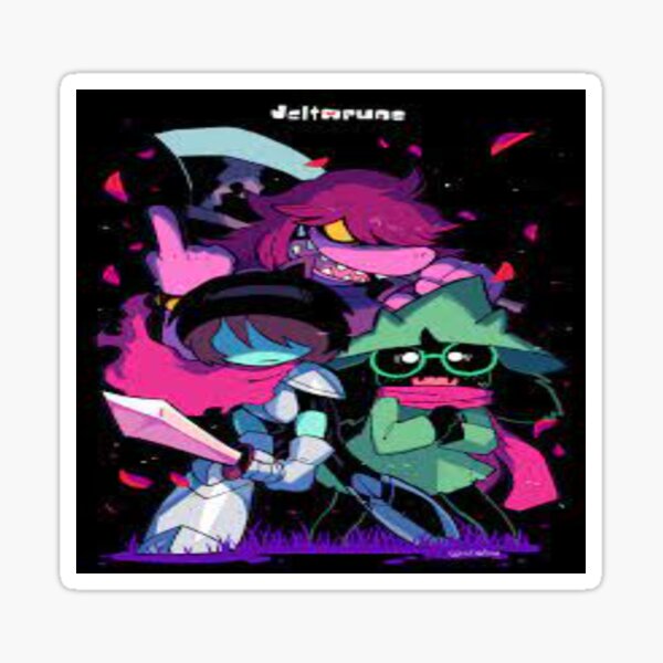 "DELTARUNE" Sticker for Sale by Malia2UInfinity | Redbubble