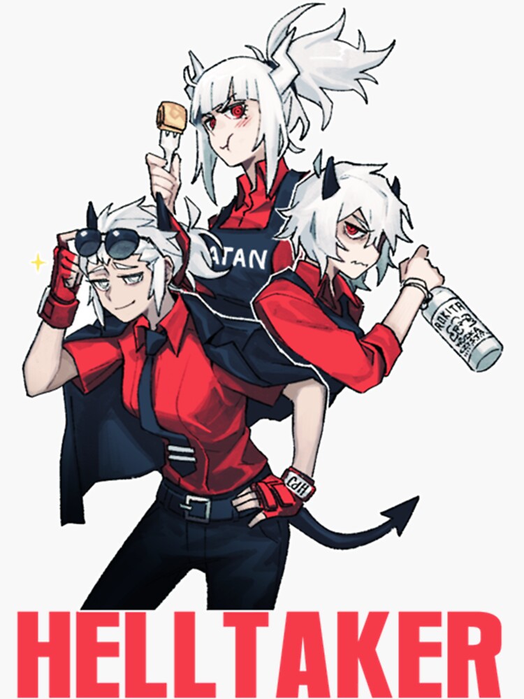 "helltaker" Sticker for Sale by SamaraBoyle | Redbubble