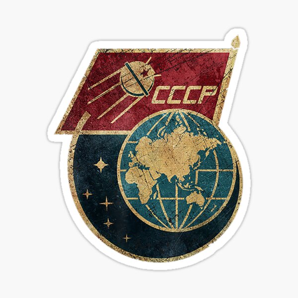 "CCCP Original Russian Space Program USSR" Sticker by CosimoshiFur ...