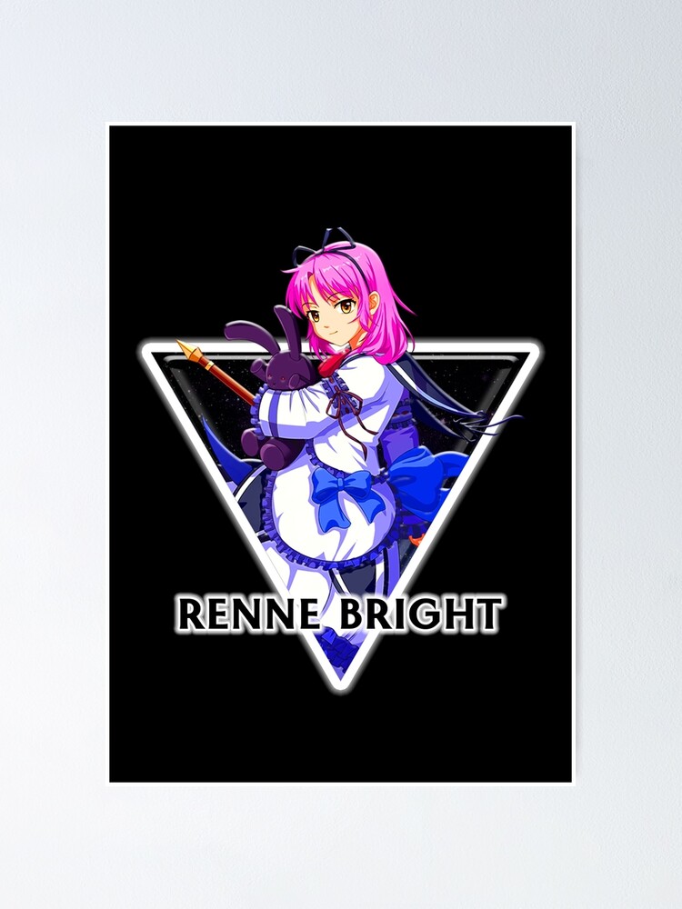 "RENNE BRIGHT" Poster for Sale by TRIANGLEDOWN | Redbubble