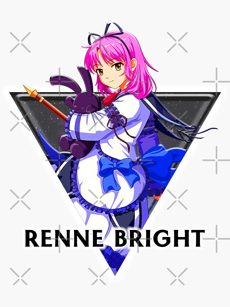 "RENNE BRIGHT" Sticker for Sale by TRIANGLEDOWN | Redbubble