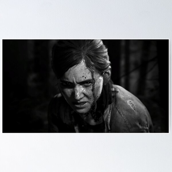 "Ellie (Black and White) Part 2 Cover" Poster for Sale by ...