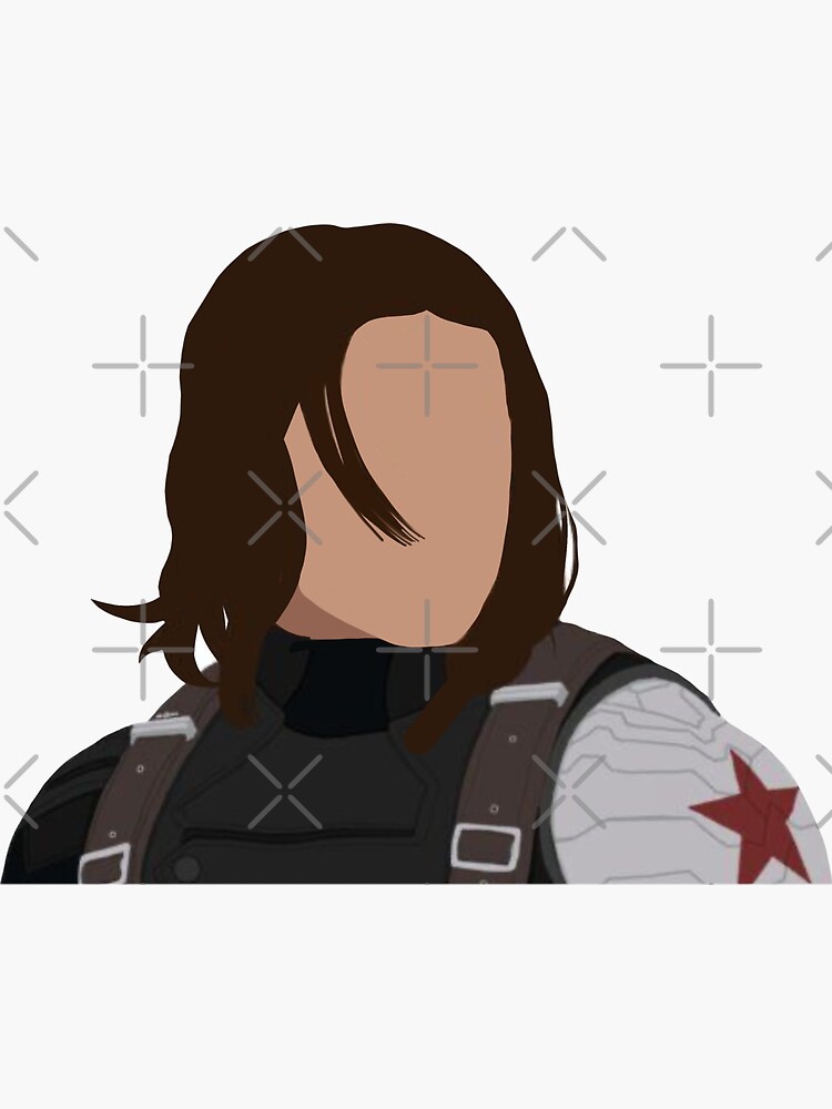 "Winter Soldier sticker" Sticker for Sale by KlerinJomon | Redbubble