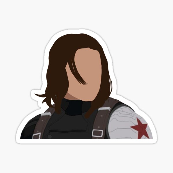 "Winter Soldier sticker" Sticker for Sale by KlerinJomon | Redbubble