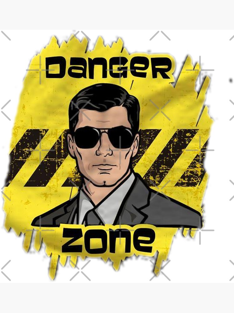 "Archer Danger Zone" Magnet for Sale by Lucky-Number-9 | Redbubble