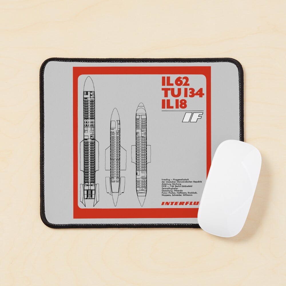 "INTERFLUG - EAST GERMAN AIRLINE - ADVERT" Sticker for Sale by ...