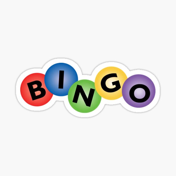 "Best Play Bingo" Sticker for Sale by SUBHDESIGNER | Redbubble