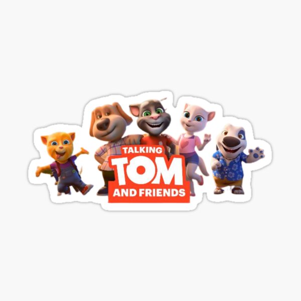 "Talking Tom and Friends All Talking Character" Sticker for Sale by ...