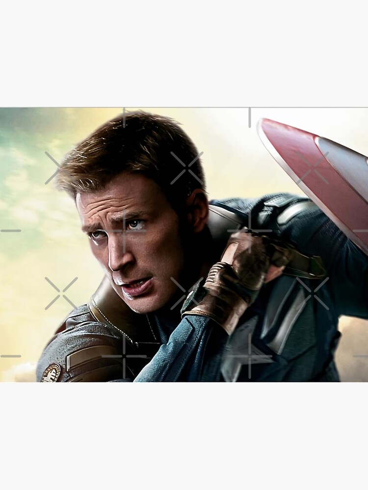 "Art Chris Evans " Sticker by dorasonya | Redbubble