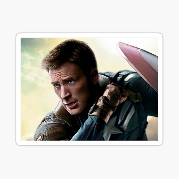 "Art Chris Evans " Sticker by dorasonya | Redbubble