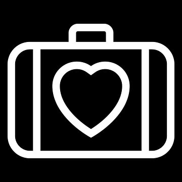 "U2 - Heart Suitcase Icon - Walk On (white)" Essential T-Shirt for Sale ...