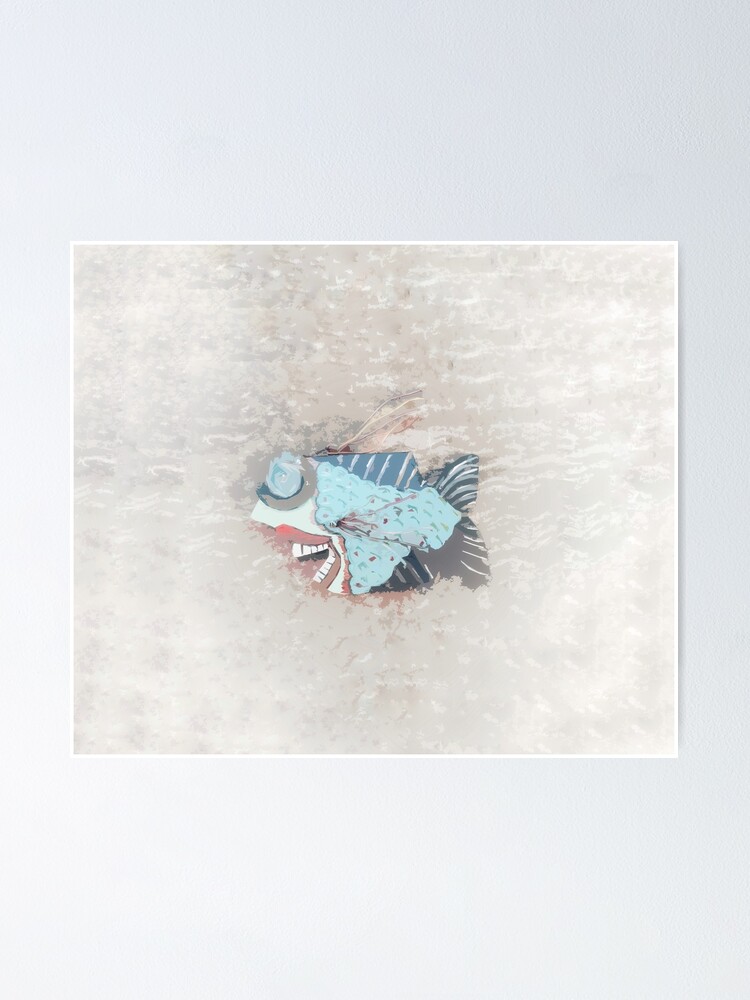 "Boho Fish 6 Coastal Design Style A Edited PHOTO of Wooden Fish Wall ...