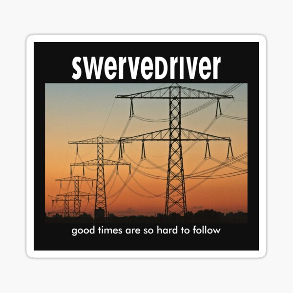 "Swervedriver // Hard to follow" Sticker for Sale by Arvillaino | Redbubble