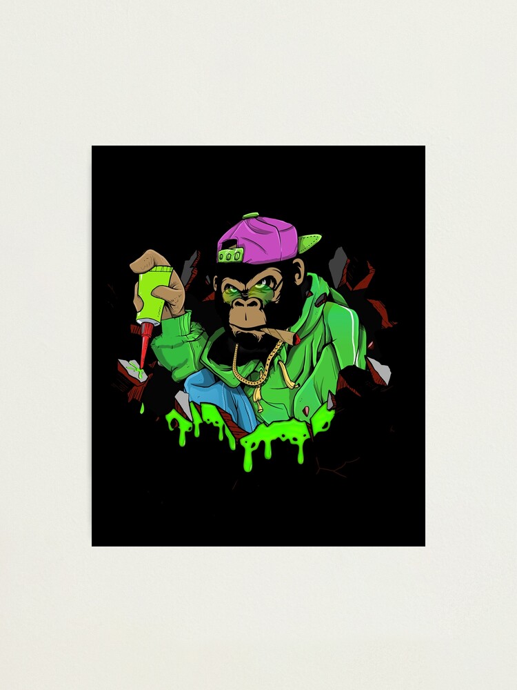 "GG4 Gorilla Glue Marijuana Strain Amazing Art" Photographic Print for ...