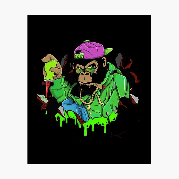 "GG4 Gorilla Glue Marijuana Strain Amazing Art" Photographic Print for ...