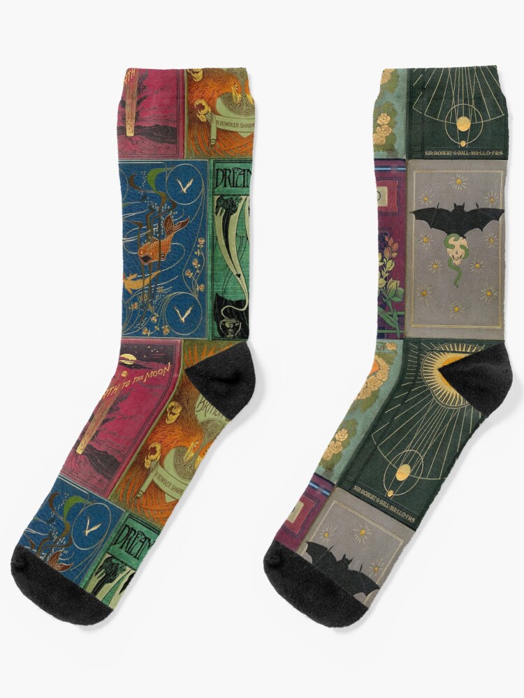 "Vintage Book Covers" Socks for Sale by JournalOfTales | Redbubble
