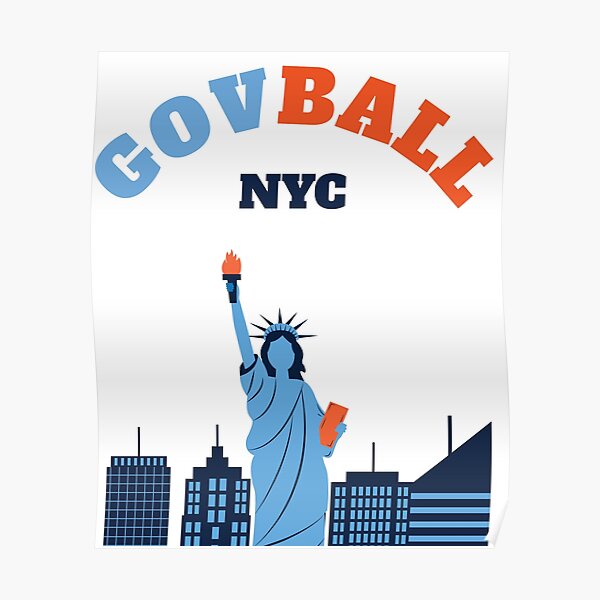 "The Governors Ball Music Festival 2021" Poster for Sale by avidu ...
