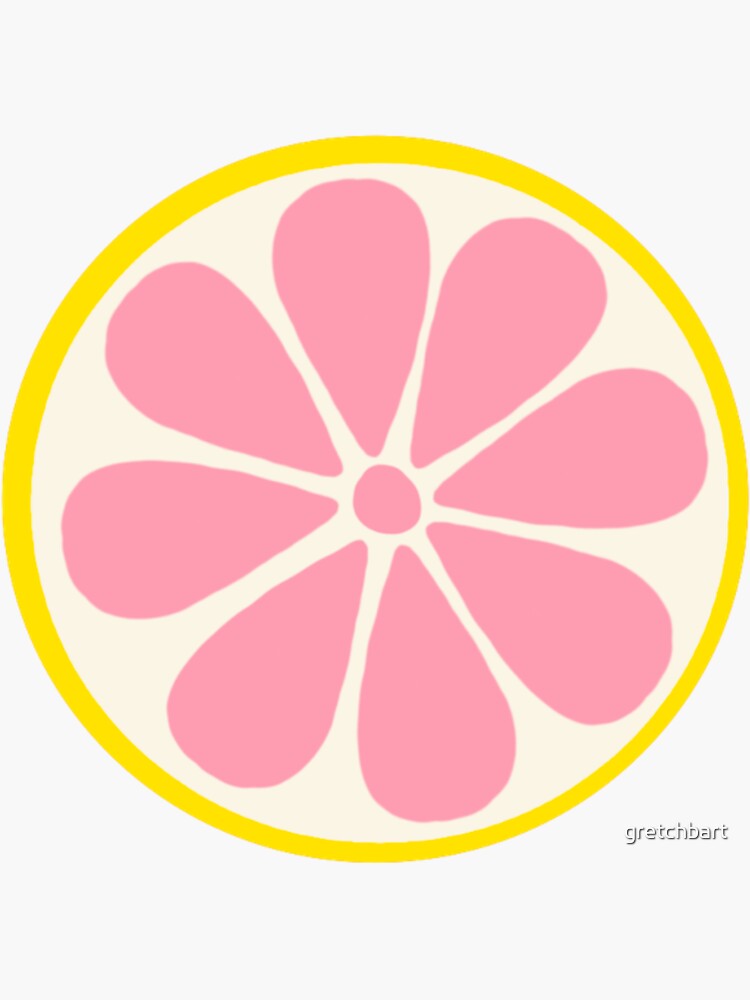 "Pink Lemonade" Sticker by gretchbart | Redbubble