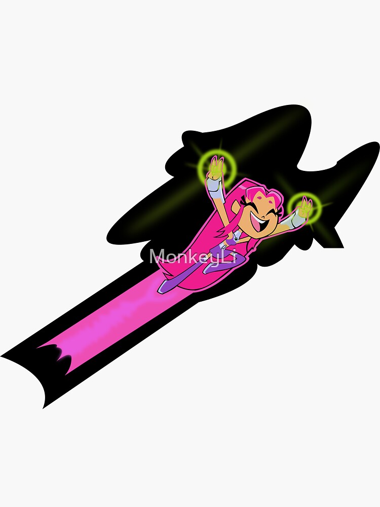 "Teen Titans - Starfire Mano cornuta" Sticker for Sale by MonkeyLi ...