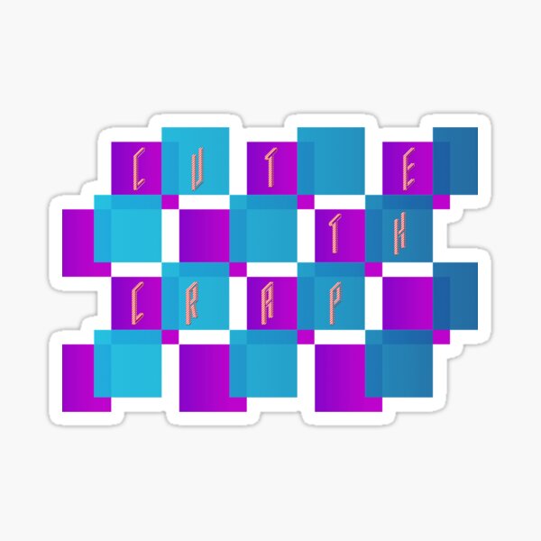 "Cut the crap" Sticker for Sale by mensijazavcevic | Redbubble