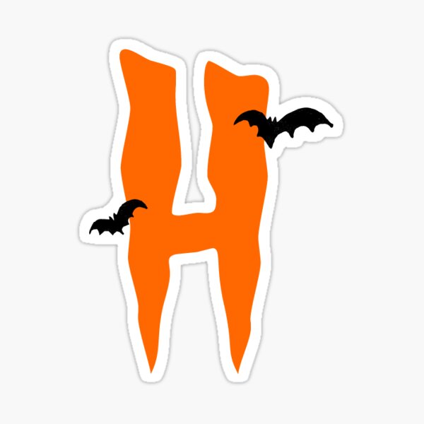 "Letter H | Halloween Letter" Sticker for Sale by Mom4U | Redbubble