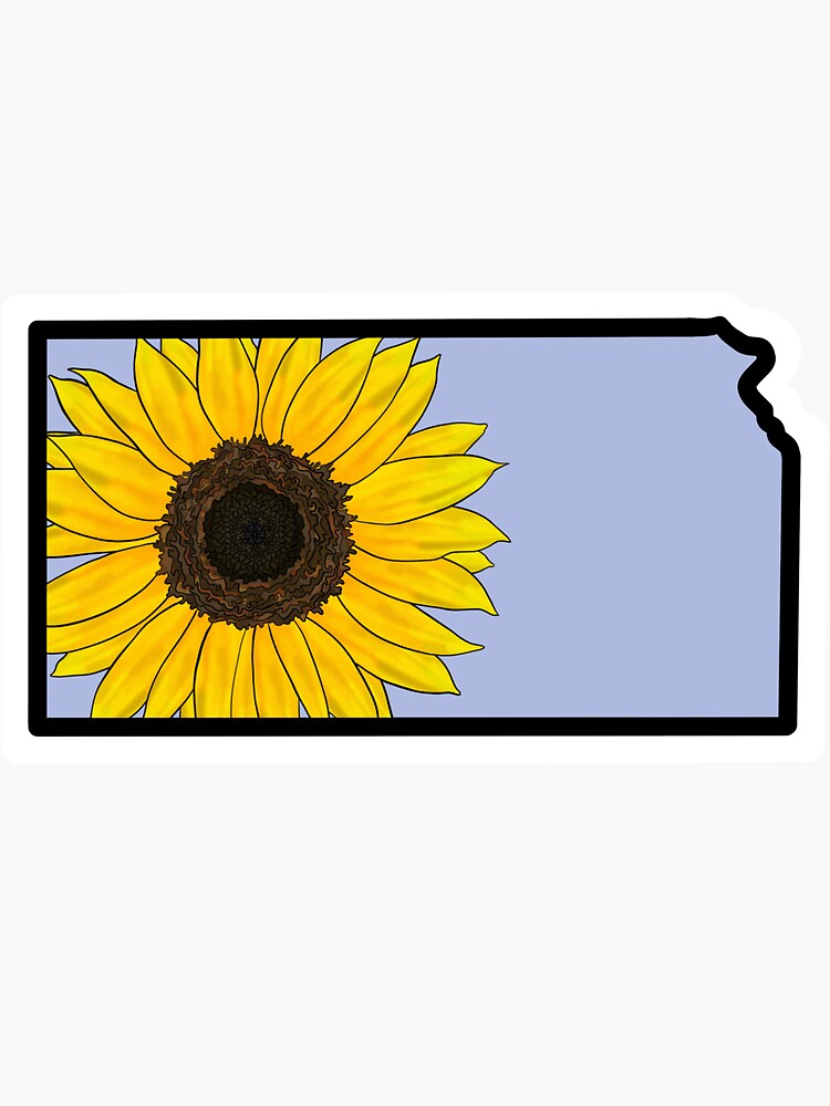"Kansas State Flower Sticker" Sticker by SunScheinDesign | Redbubble