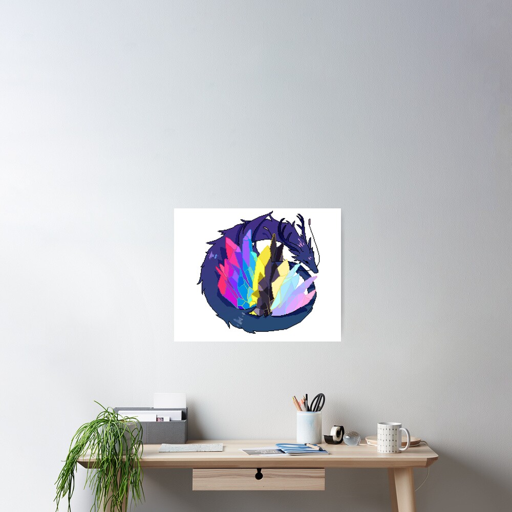 Fluidflux Flag Lgbt Pride Dragon Requested Poster For Sale By