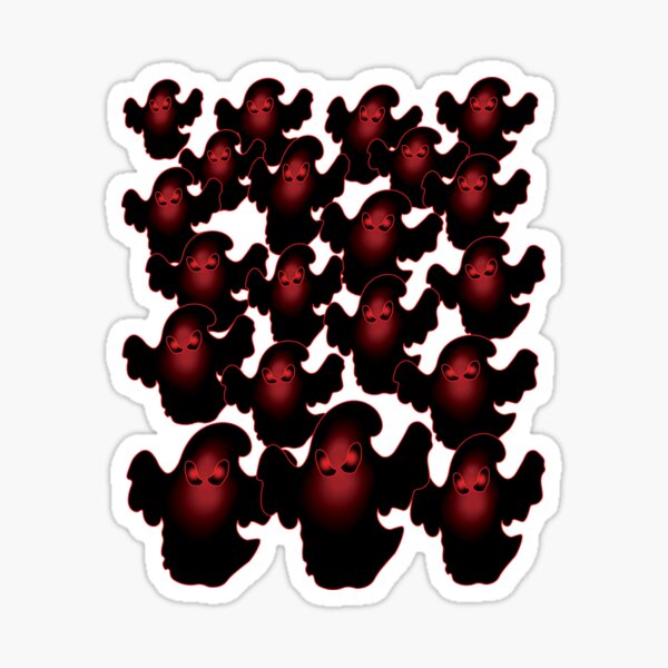 "Halloween Ghost Army" Sticker for Sale by methachon | Redbubble
