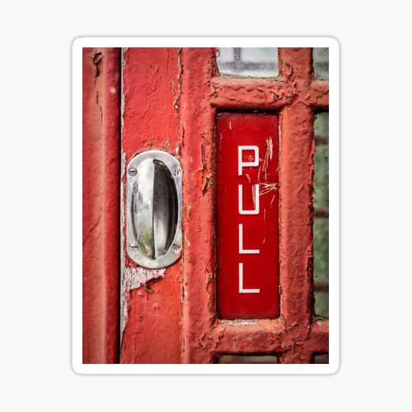 "Pull" Sticker for Sale by JEZ22 | Redbubble