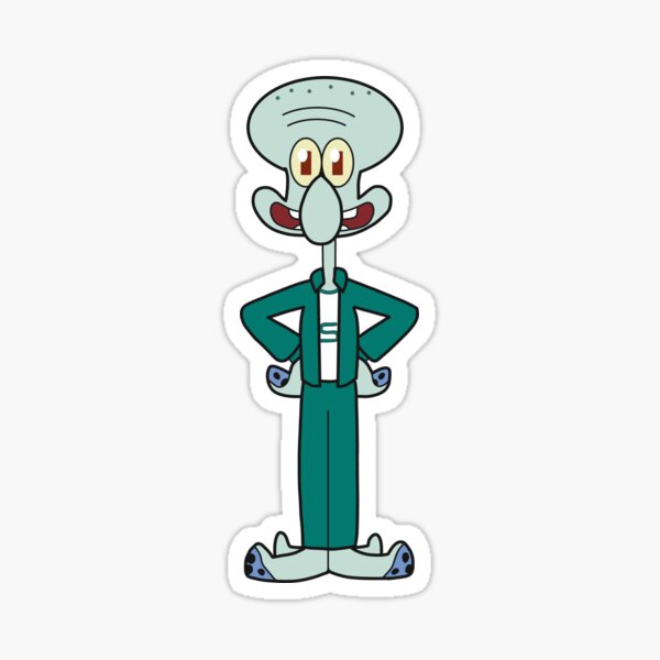 "Squid game squidward" Sticker for Sale by Chips44 | Redbubble