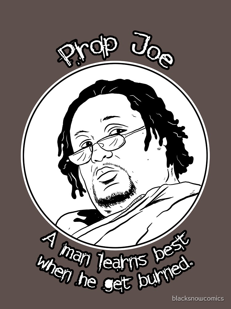 "Prop Joe - The Wire" T-shirt for Sale by blacksnowcomics | Redbubble ...