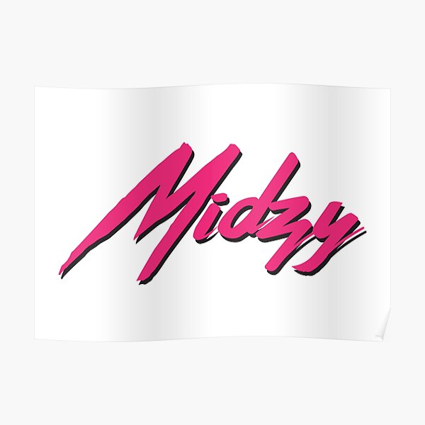 "Itzy MIDZY pink typography" Poster for Sale by Morcawork | Redbubble